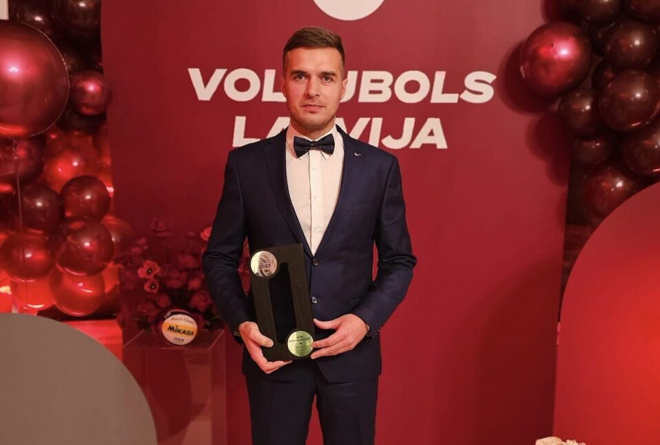 Andrejs Filipavičs wins Latvia Sitting Volleyball Player of the Year award